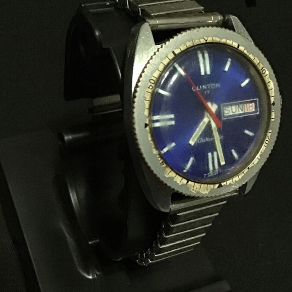 clinton | Accessories | Clinton 7j Automatic World Timer Swiss Watch ...